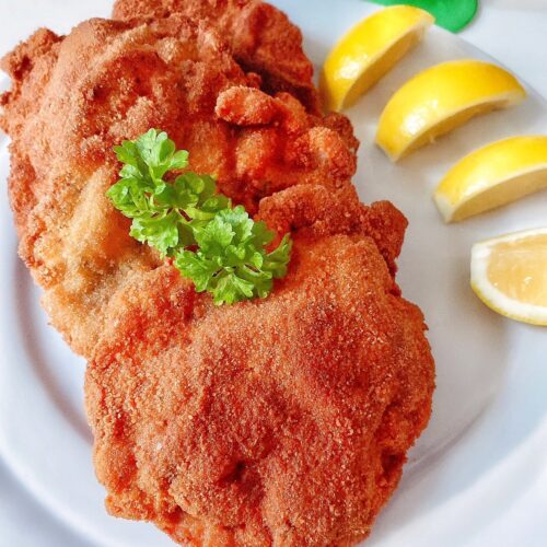 Spicy German Pork Schnitzel - COOK COOK GO