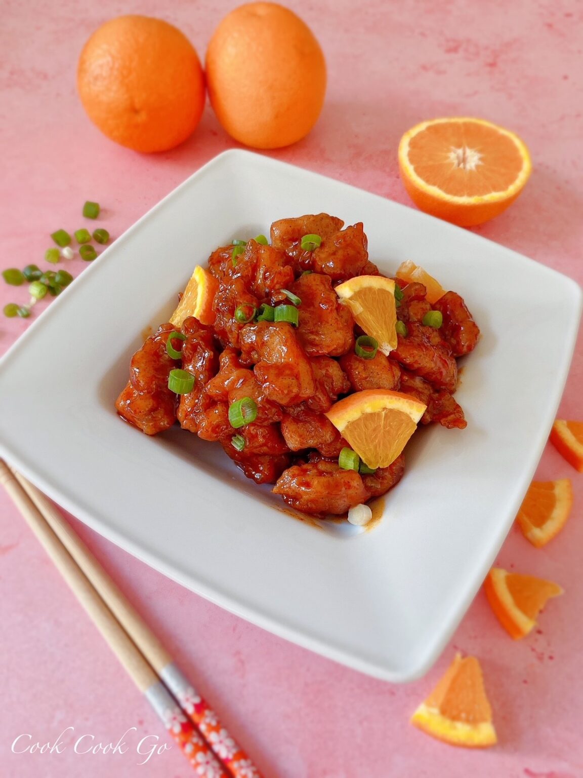 Crispy and Tangy Orange Chicken - COOK COOK GO