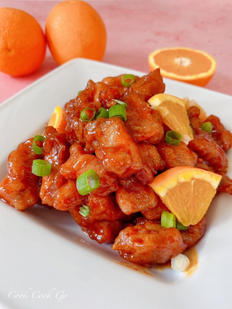 Crispy and Tangy Orange Chicken - COOK COOK GO