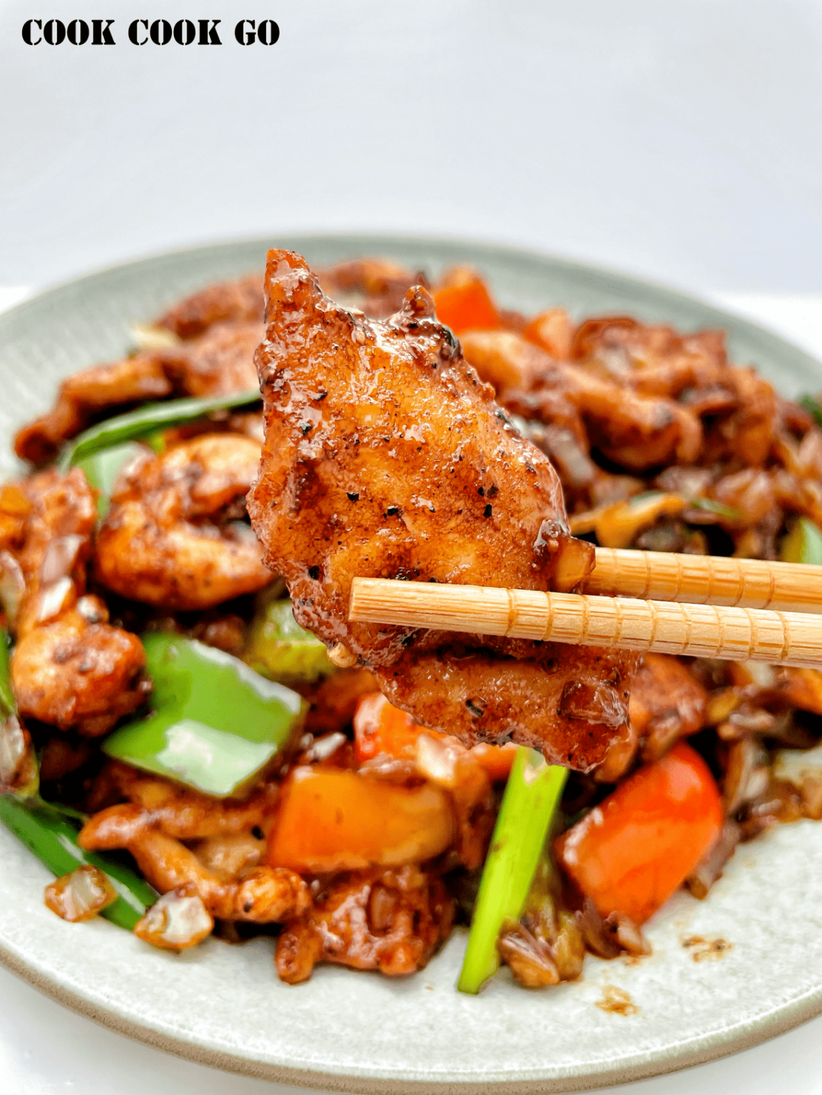 The Best Chinese Pepper Chicken - COOK COOK GO