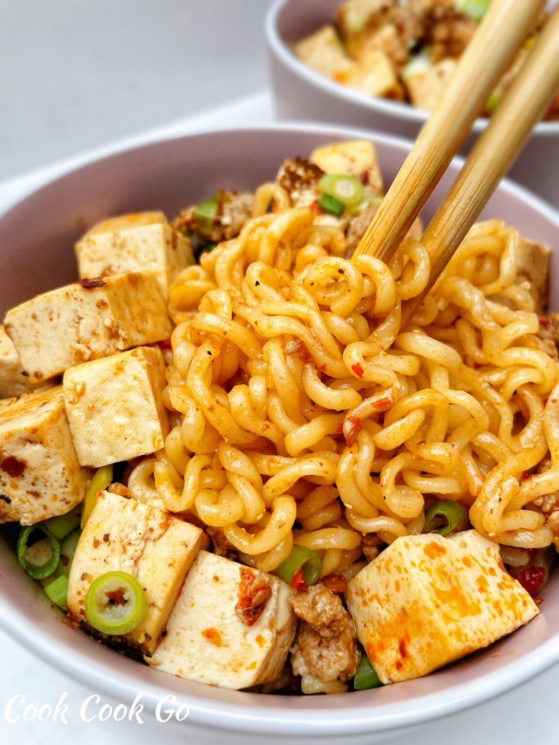 Mapo Tofu Ramen - COOK COOK GO